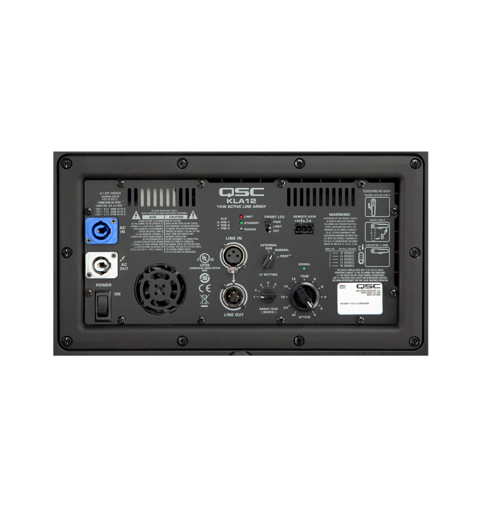 QSC KLA12 Active Line Array Speaker System | AV Chicago®